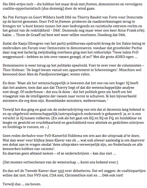 Politiek met de Knip-Oog (3) – Oog op Blaricum