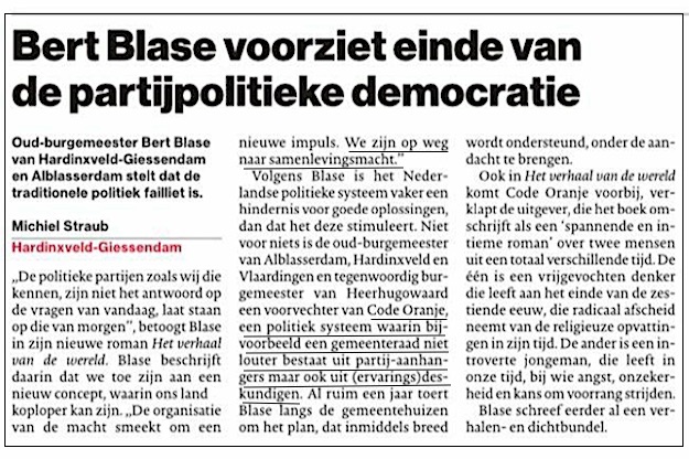 Politiek met de Knip-Oog (8) – Oog op Blaricum