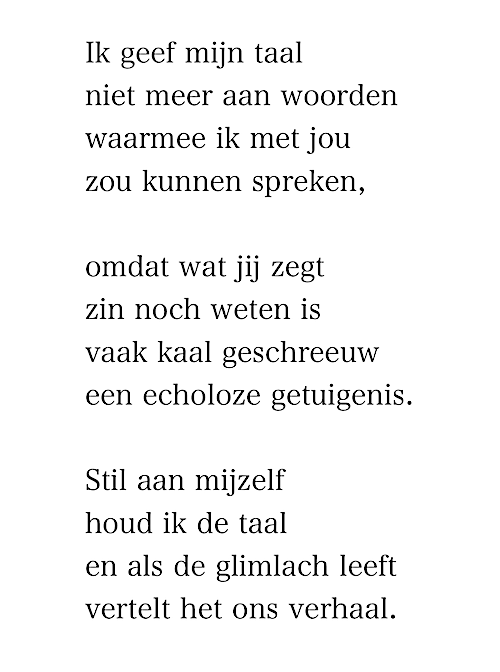 Gedicht: Taal – Oog op Blaricum
