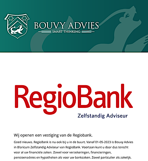 Bank in de buurt – Oog op Blaricum